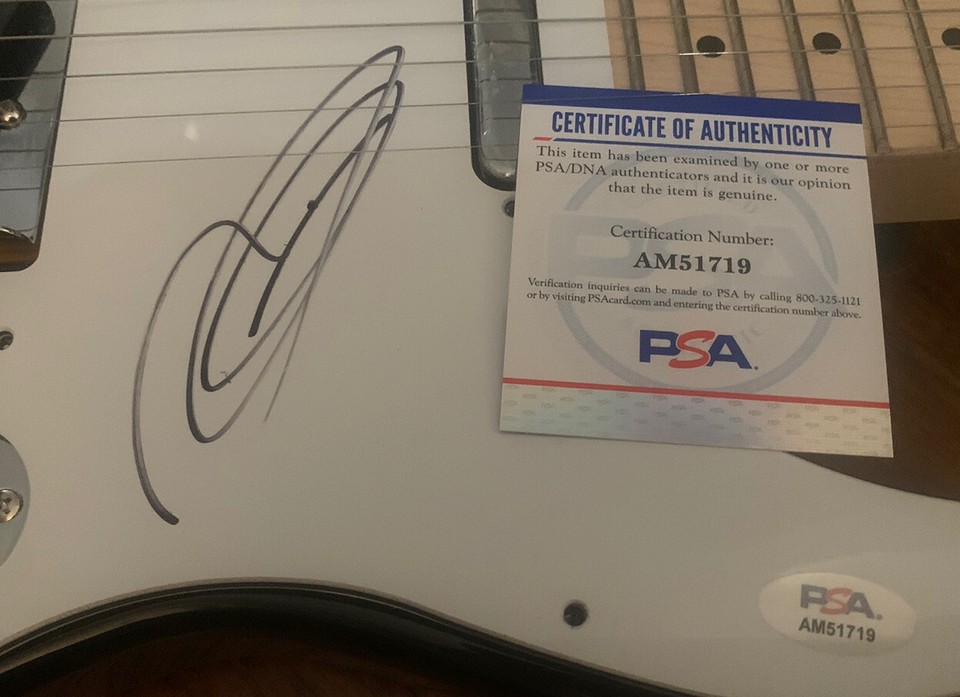 Mark Tremonti Creed Signed Autographed Tele Electric Guitar PSA ...