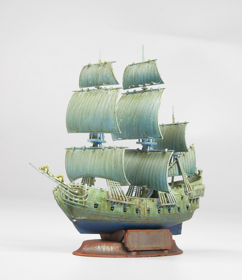 Ghost Sailing Ship Flying Dutchman 1/350 Zvezda Model Kit #6515 | eBay