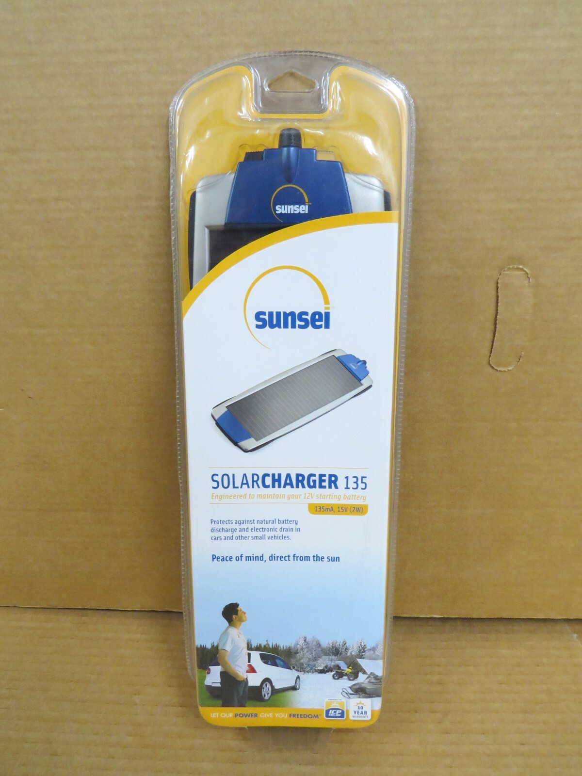 & Sunsei 135 15v 2w Solar Car Small Vehicle Battery Trickle Charger for ...