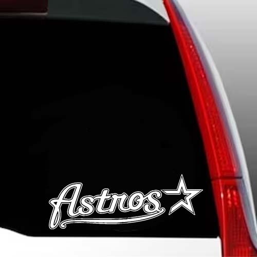 Houston Astros Script Lettering Logo Vinyl Sticker Decal | eBay