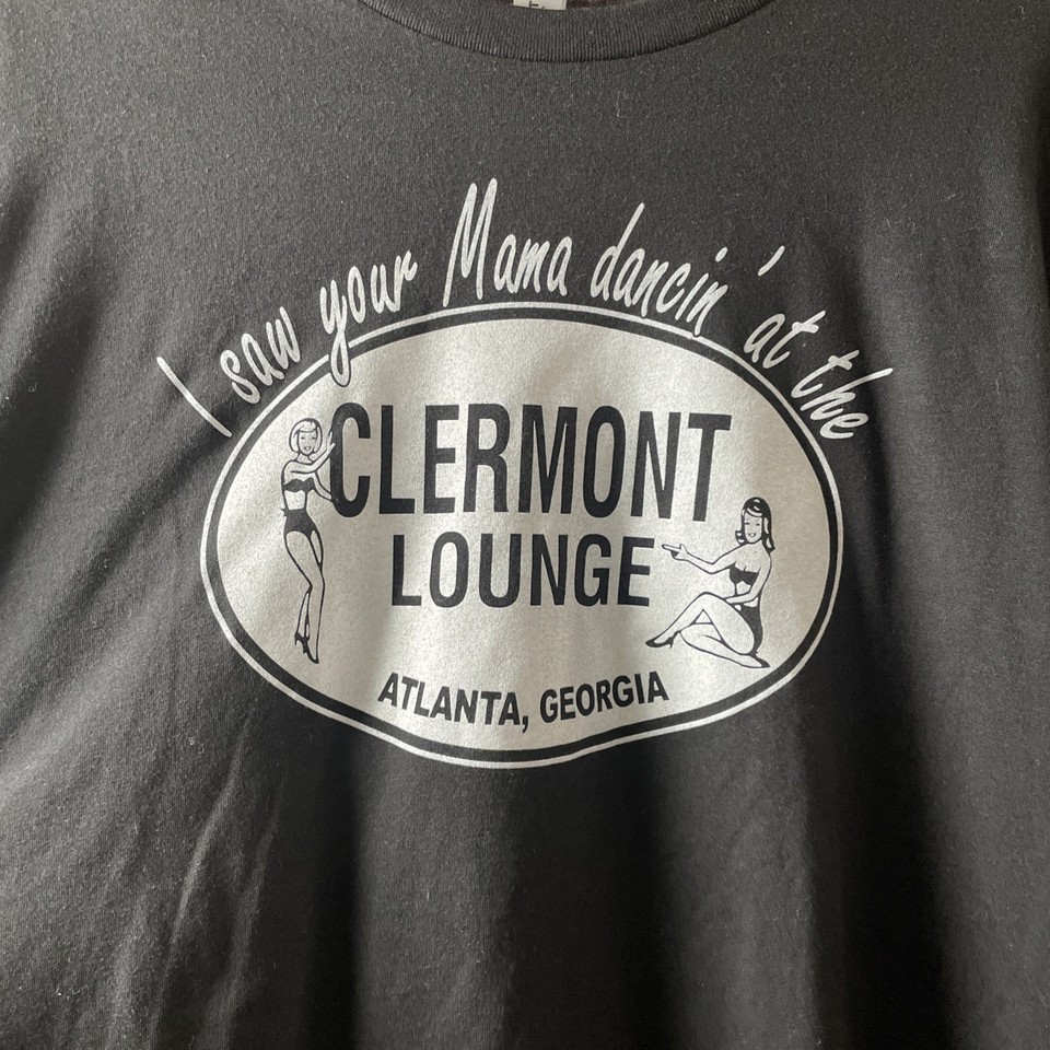 T Shirt Clermont Lounge Atlanta Strip Club Blondie Ponce Dive Bar Large ...