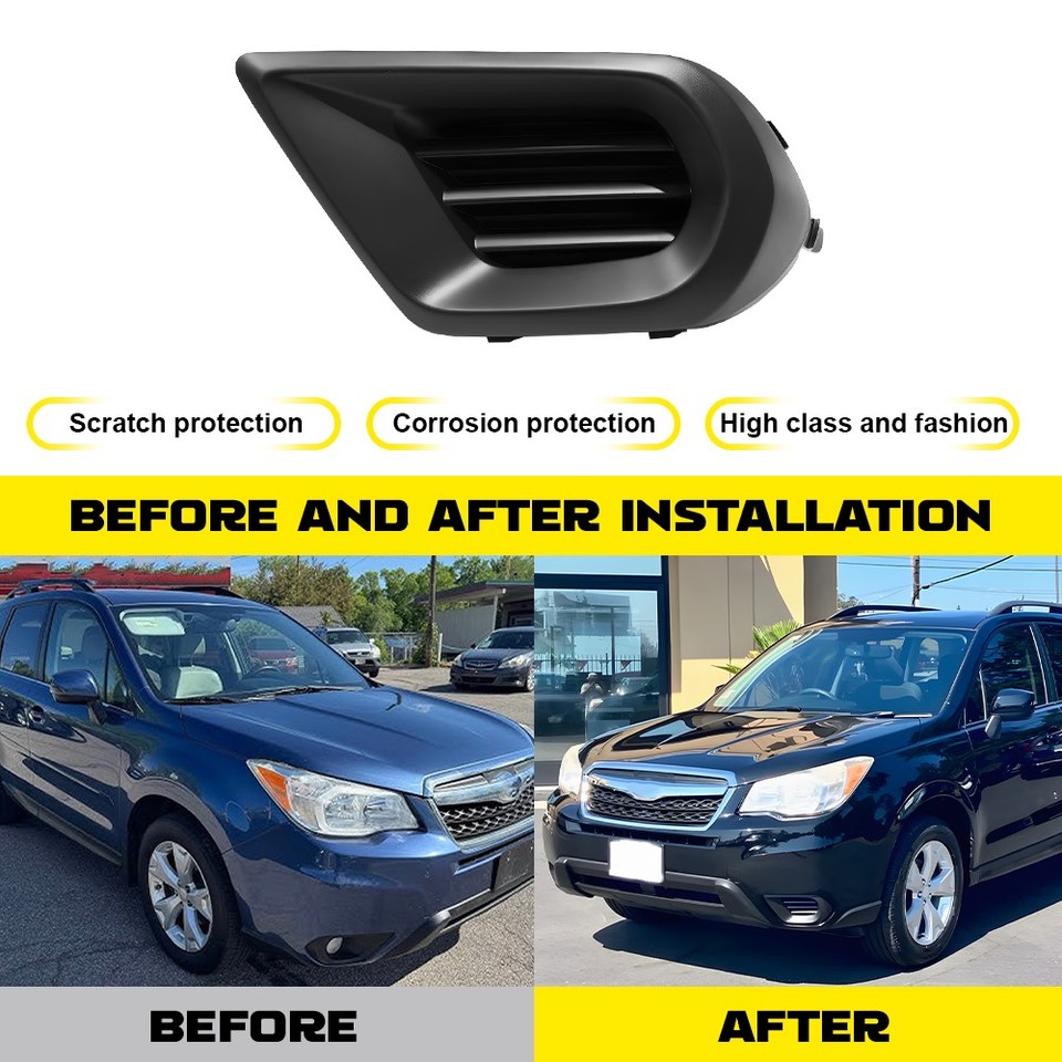 Left/Right Fog Light Cover Passenger Side For 2014-16 Subaru Forester ...