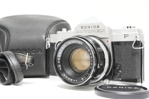 [Near MINT Case] Konica Autorex P Full & Half Frame Camera 52mm F/1.8 ...