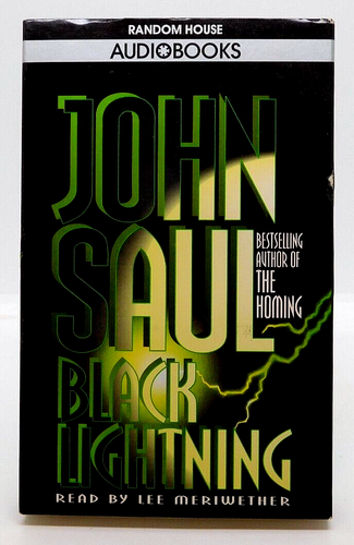 Book Audio Cassette John Saul Black Lightning Lee Meriwether Abridged ...