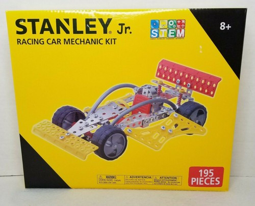 Stanley Jr. Racing Car Mechanic Kit Building Kit Ages 8 + STEM 195 ...