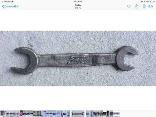 Original MODEL T FORD Wrench,Ford script | eBay