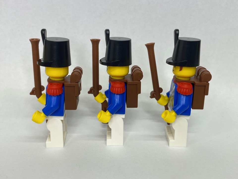 LEGO Pirates - Lot of 3 Imperial Soldier IV Minifigures - 10320 Blue ...