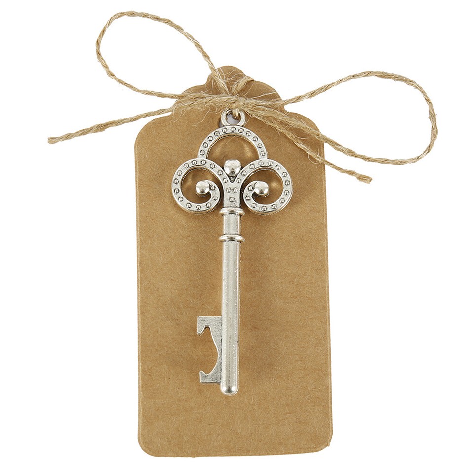 50Pcs Skeleton Key Bottle Opener Wedding Party Favours Gift for Guest ...