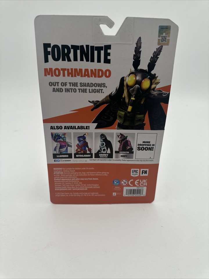 Fortnite Mothmando Solo Mode Figure Series 21 #204 Epic 28 Points | eBay