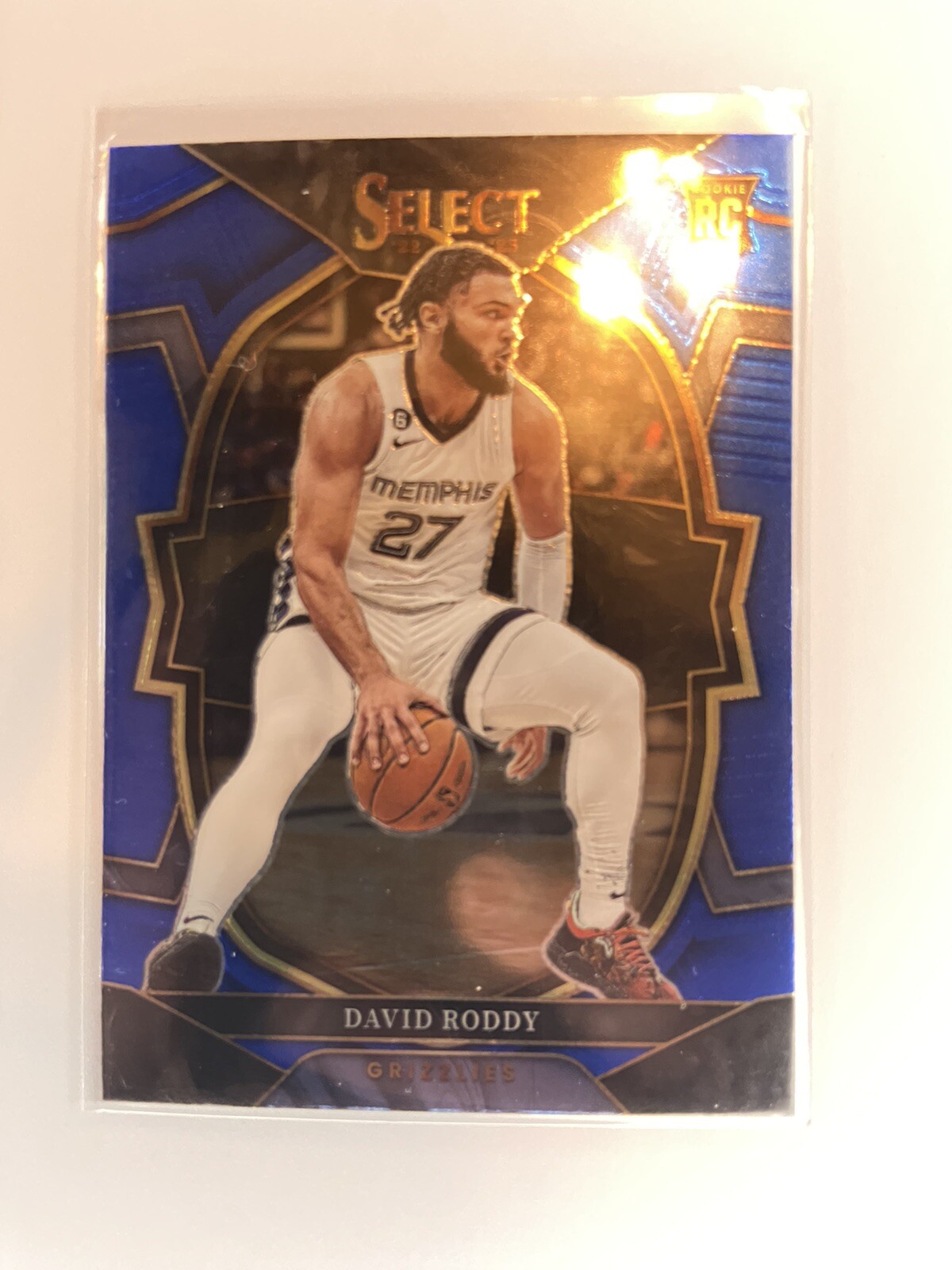 2022-23 Panini Select David Roddy Blue Concourse Rookie RC #78 ...