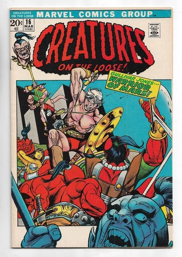 Creatures on the Loose #16 Marvel Comics 1972 1st App. of Gullivar ...