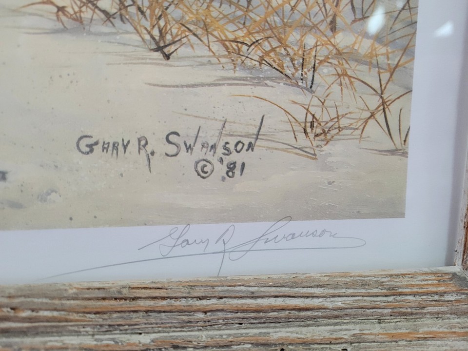 GARY SWANSON Signed 1981 North Fork Rams Bighorn Sheep Custom Driftwood ...