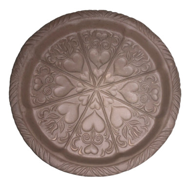Shortbread Mold Hartstone USA Heart Tulip Cookie Mold Stoneware 10 ...