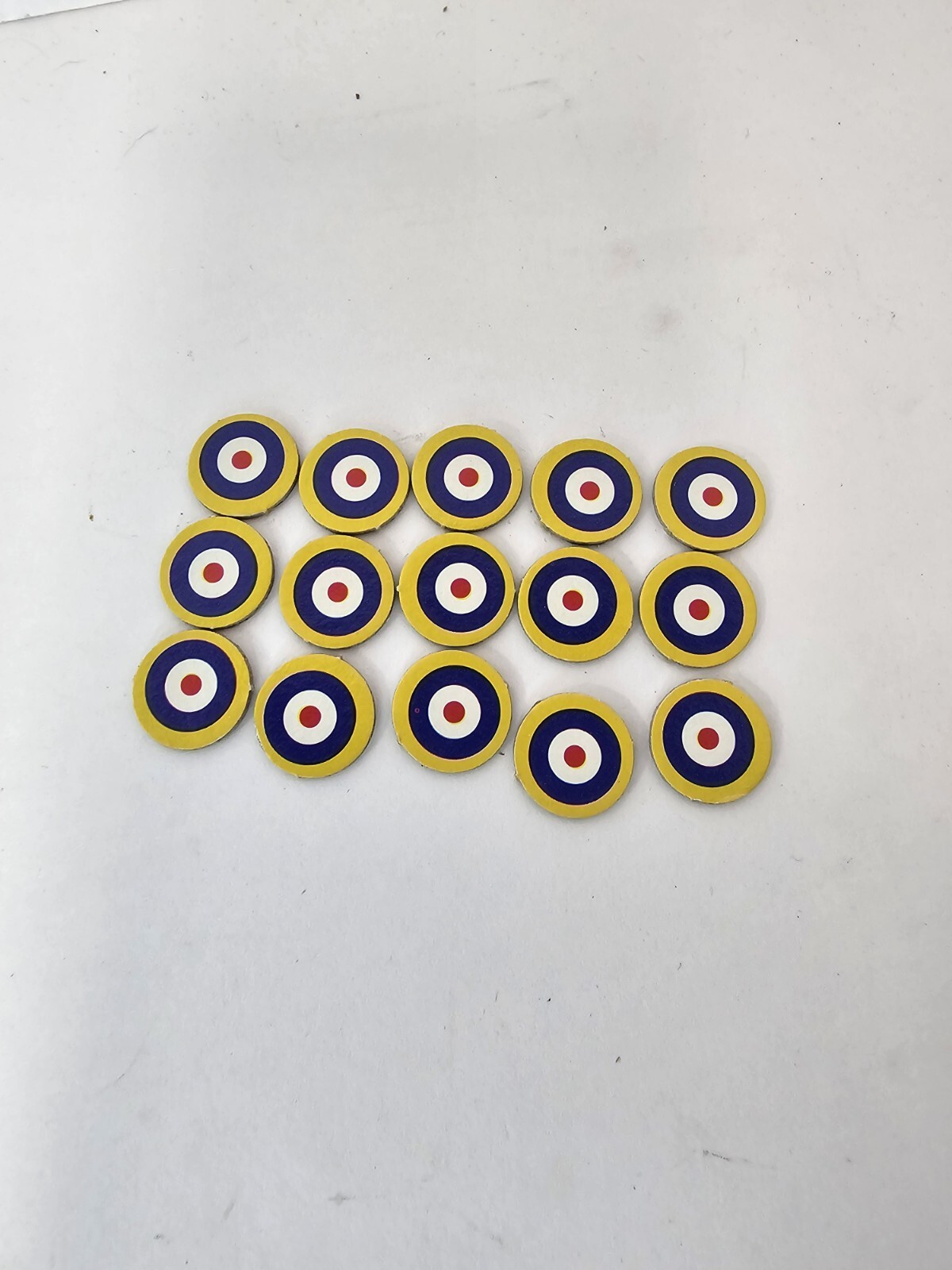 15 UK Control Markers Axis & Allies Spring 1942 World War Game Pieces ...