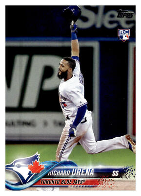 2018 Topps 148 Richard Urena Toronto Blue Jays | eBay