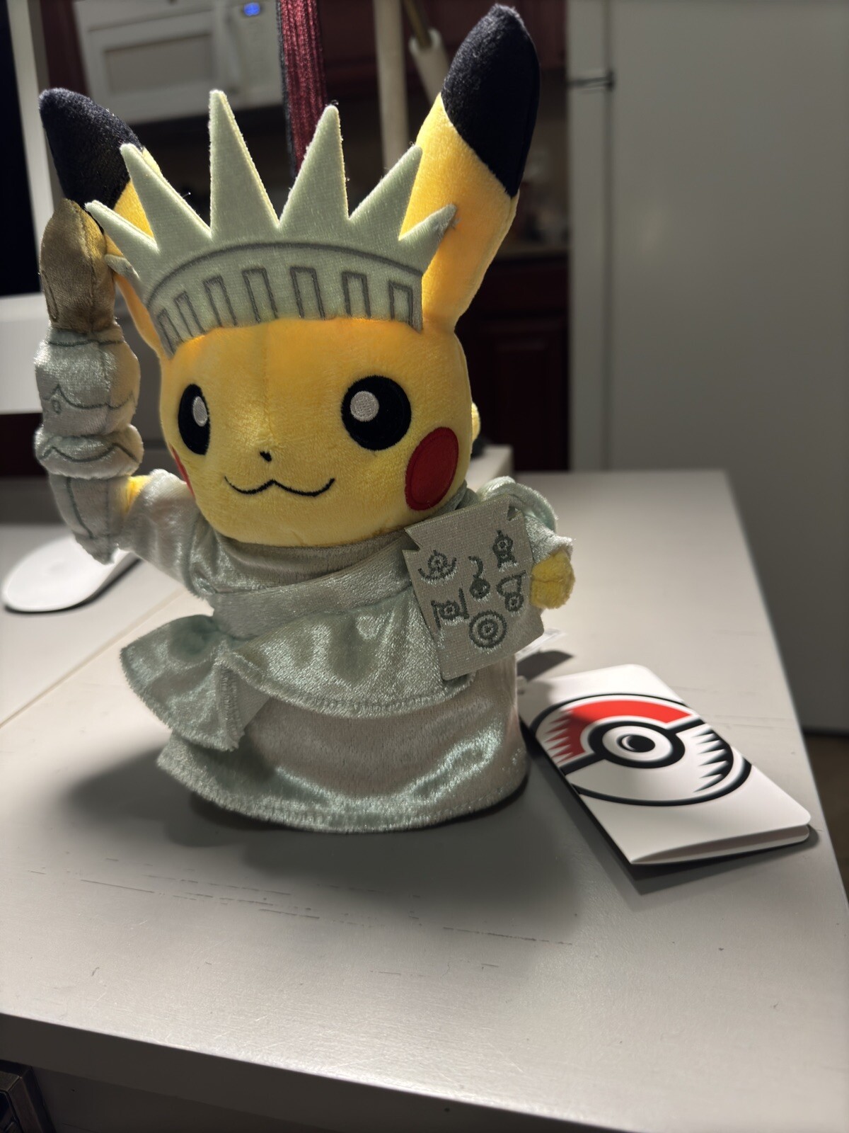 NEW: Pikachu Around the World:Liberty Pikachu Plush-8 ½ In NYC Statue ...