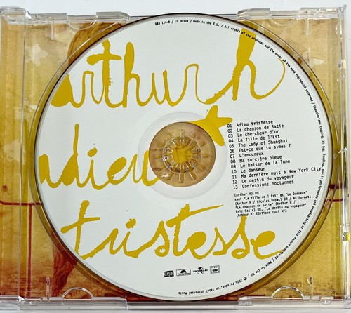 Arthur H, Adieu Tristesse, CD, Import, 2005 602498311486| eBay