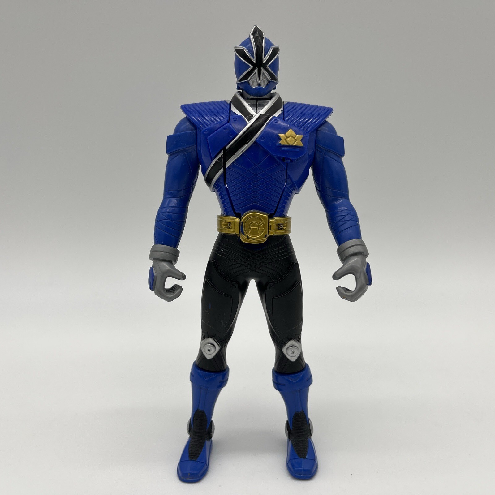 Bandai 2010 Power Ranger Super Samurai Blue Head Flip Ranger Action ...