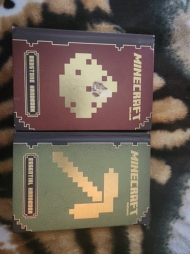 2 Books minecraft redstone handbook& Essential Handbook | eBay