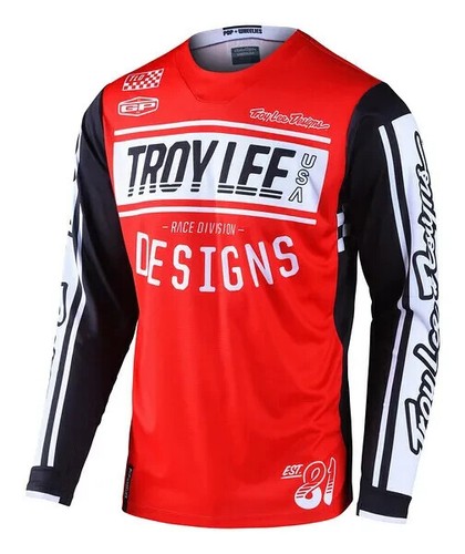 Troy Lee Designs TLD GP Motocross MX Jersey Race 81 Red Men's Large | eBay