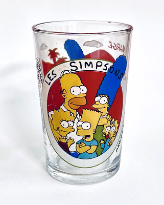 1998 Vintage AMORA Simpsons Glass - Les Simpsons - Marge as Marilyn ...