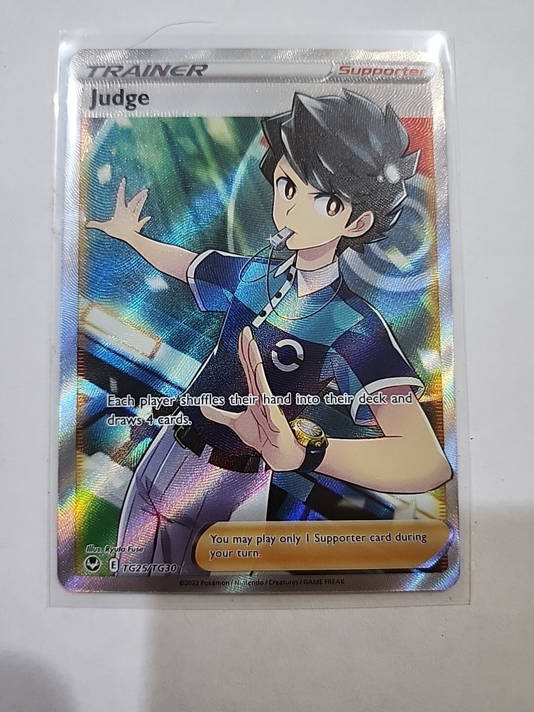 Pokémon TCG Judge Full Art Trainer TG25/TG30 | eBay
