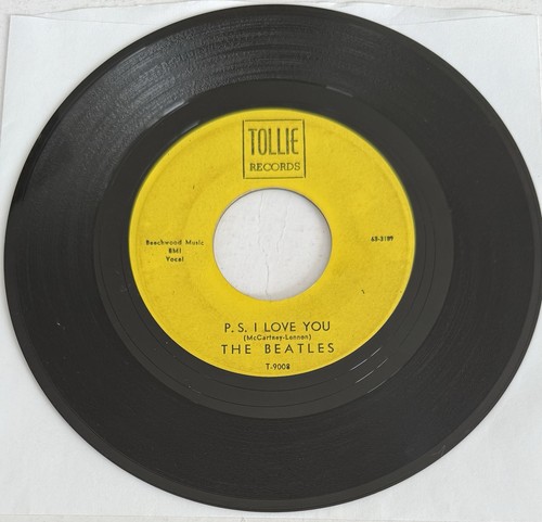 Beatles Love Me Do/P.S.I Love You Tollie Records T-9008 45rpm W/PS ...