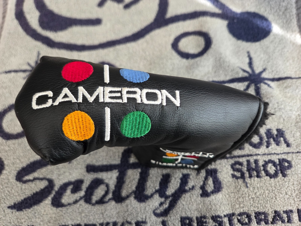 Rare Scotty Cameron Studio Style Newport Black Putter Headcover head ...