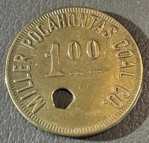 $1 Miller Pocahontas Coal Co, Mullens and Corrine, WV Wyoming Co WV ...