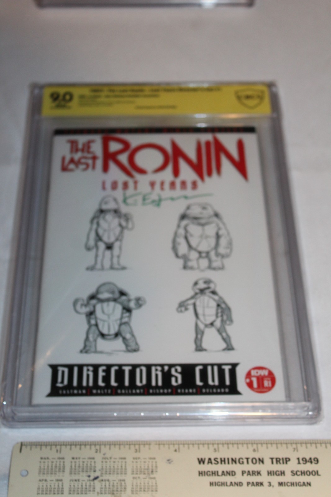 SIGNED EASTMAN CBCS 9.0 TMNT The Last Ronin Lost Years #1 Bishop ...