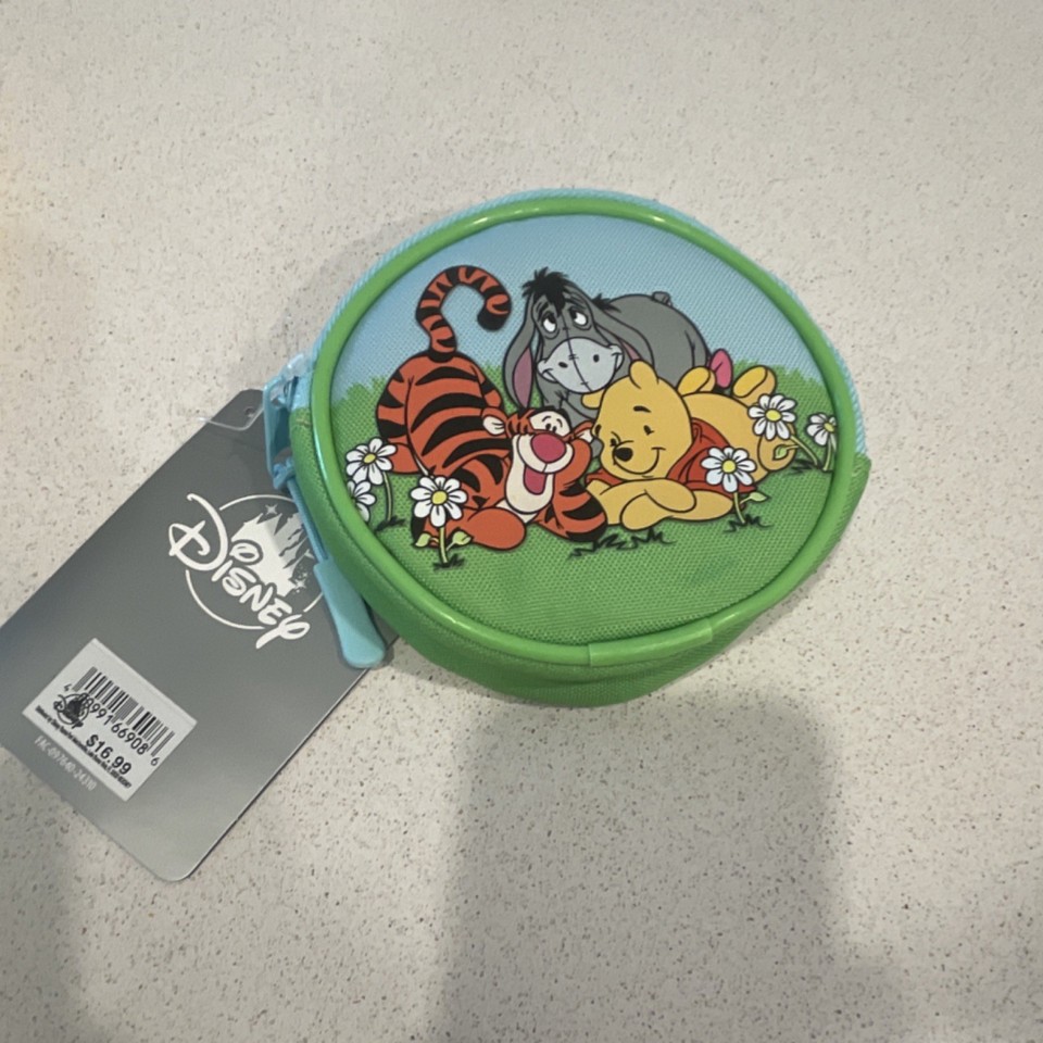 Disney Winnie the Pooh Coin Purse Set Plush Pooh Tigger Eeyore Yellow ...