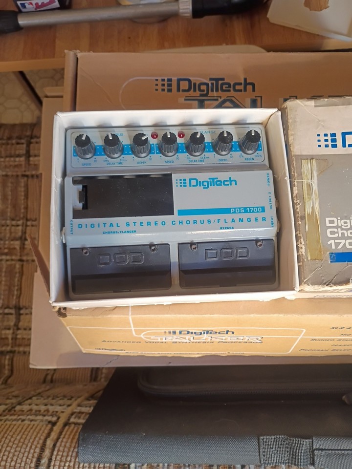 Digitech DOD PDS-1700 Digital Stereo Chorus Flanger Vintage Guitar ...