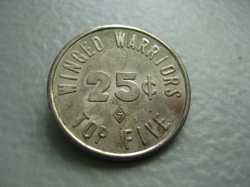 VIETNAM MILITARY MESS CLUB TOKEN WINGED WARRIORS TOP FIVE 228th ...