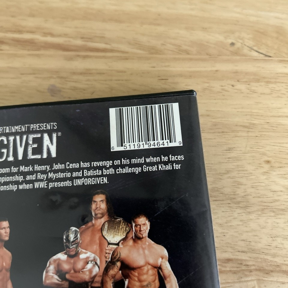 WWE - Unforgiven 2007 (DVD, 2007) Undertaker - Authentic US Release | eBay