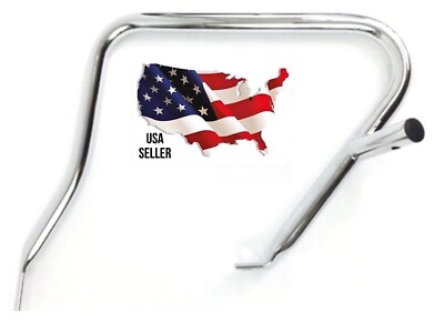 CHROME HARLEY SADDLEBAG GUARD RIGHT SIDE R 90200507 ROAD KING ROADKING ...