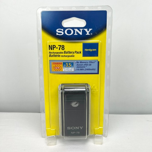 SONY NP-78 Rechargeable Battery Pack for HandyCam NOS NEW SEALED ...