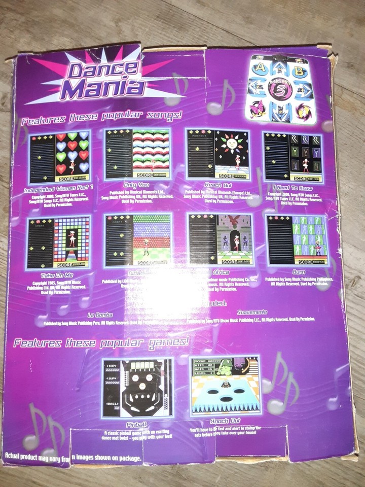 Senario 20915 Dance Mania Plug & Play Dance Mat arcade songs | eBay