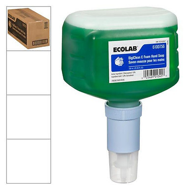 Ecolab DigiClean E Foam Hand Soap 750 ML/1.5 LBS (6/Case) | eBay