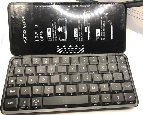 Planet Computers Astro Slide 5g smartphone keyboard Android used ...