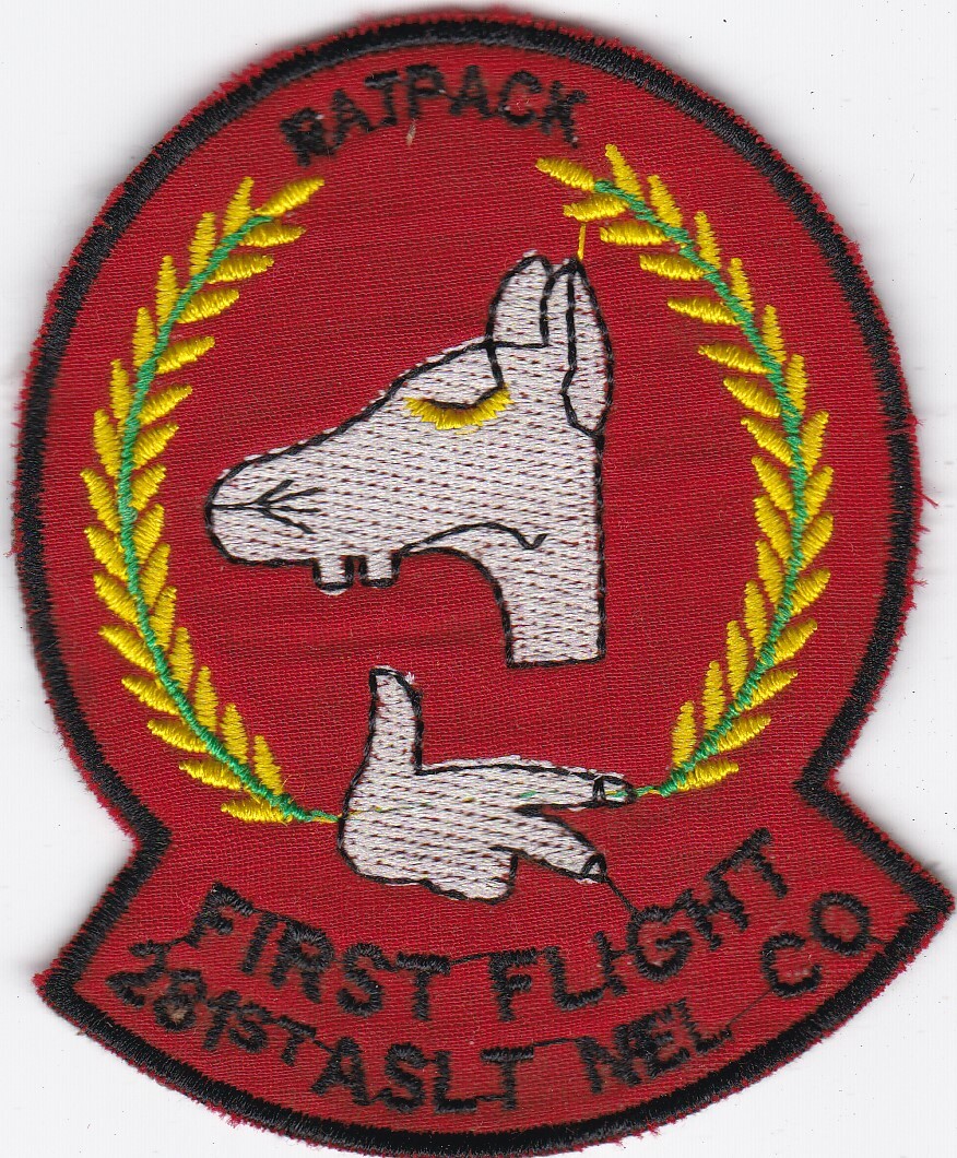 US Army 281st Assault Helicopter Company First Flight Theater Vietnam ...