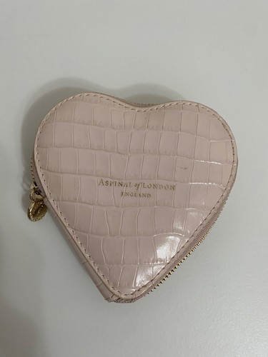 ASPINAL OF LONDON Herat Coin Purse Cream Croc BNew | eBay