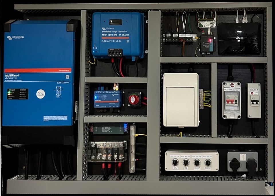 Victron MultiPlus Off-Grid Power Pre Wired Solar Board 230v Custom ...