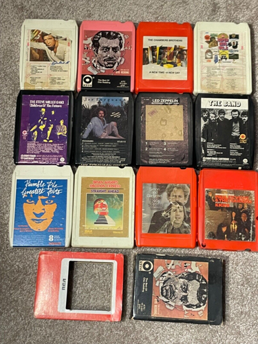 Lot of 12 1960s-70s 8-Track Tapes, Restored New Pad and Splice 1960-70s ...