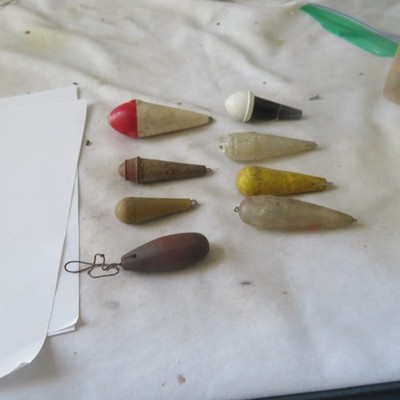 FISHING LURES LOT OF 8 PRACTICE PLUGS DIFFERENT WEIGHTS | eBay
