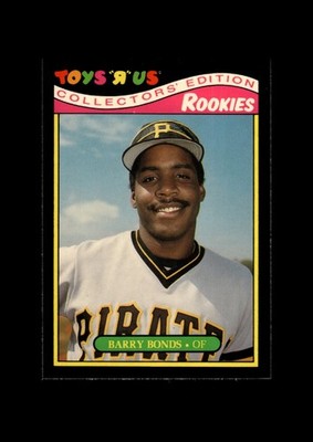 1987 Toys R Us Rookies Set-Break # 4 Barry Bonds NM-MT OR BETTER ...