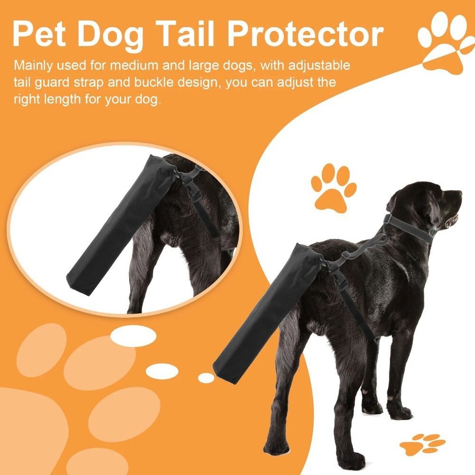 Breathable Dog Tail Cover Prevents Licking Wounds Pet Tail End Bag ...