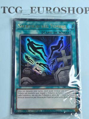 TRIBUTE BURIAL LART YUGIOH 2018 PORTUGUESE ULTRA RARE SEALED NM #3111 ...