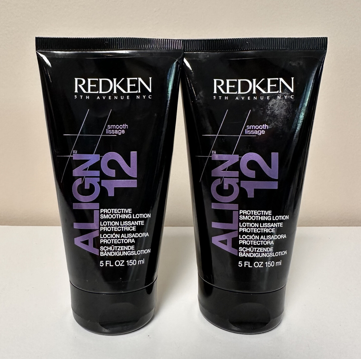Lot 2 Redken Align 12 Protective Smoothing Lotion Hair Styling Product ...