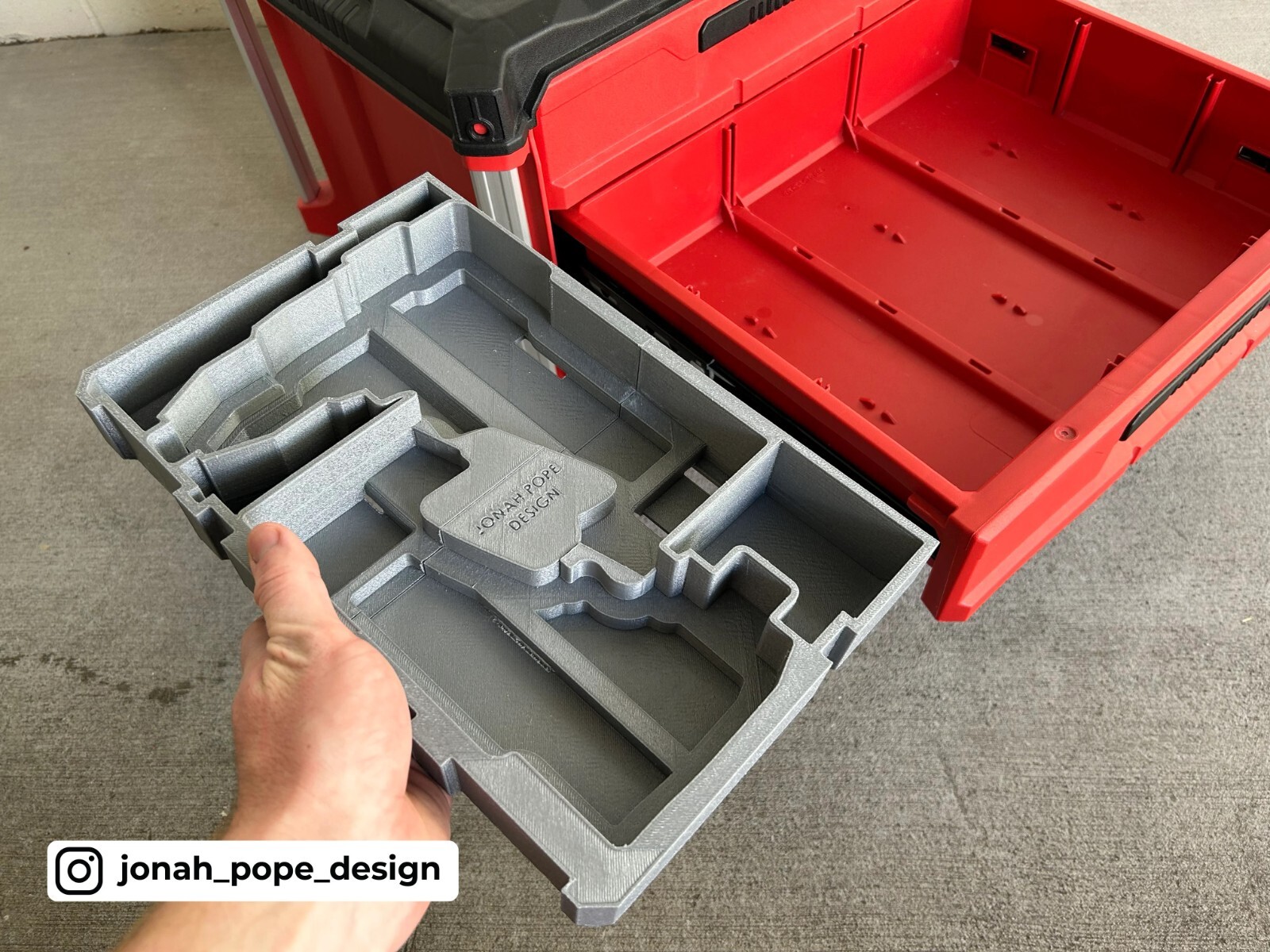 Jonah Pope 3d Printed Insert for Milwaukee M18 Drill/Impact and Packout ...