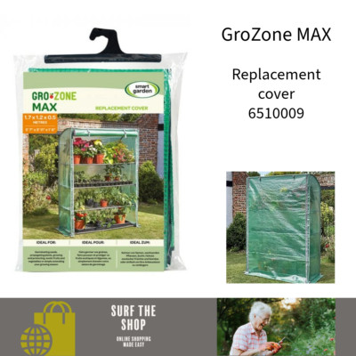 Smart Garden GroZone Max Wide Grow House Greenhouse Replacement Cover ...